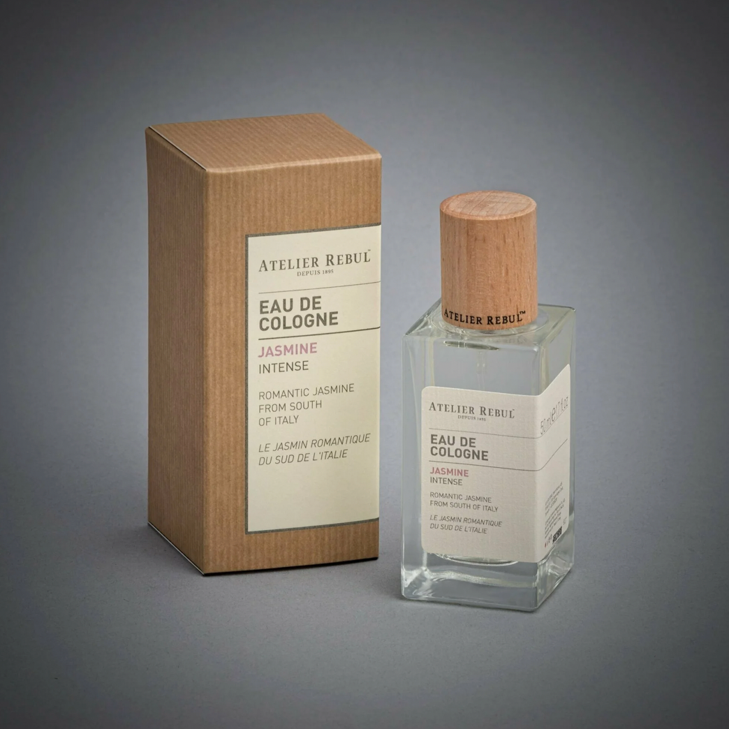 ATELIER REBUL EAU DE COLOGNE - JASMINE 50 ML- 80° – Mergenbox