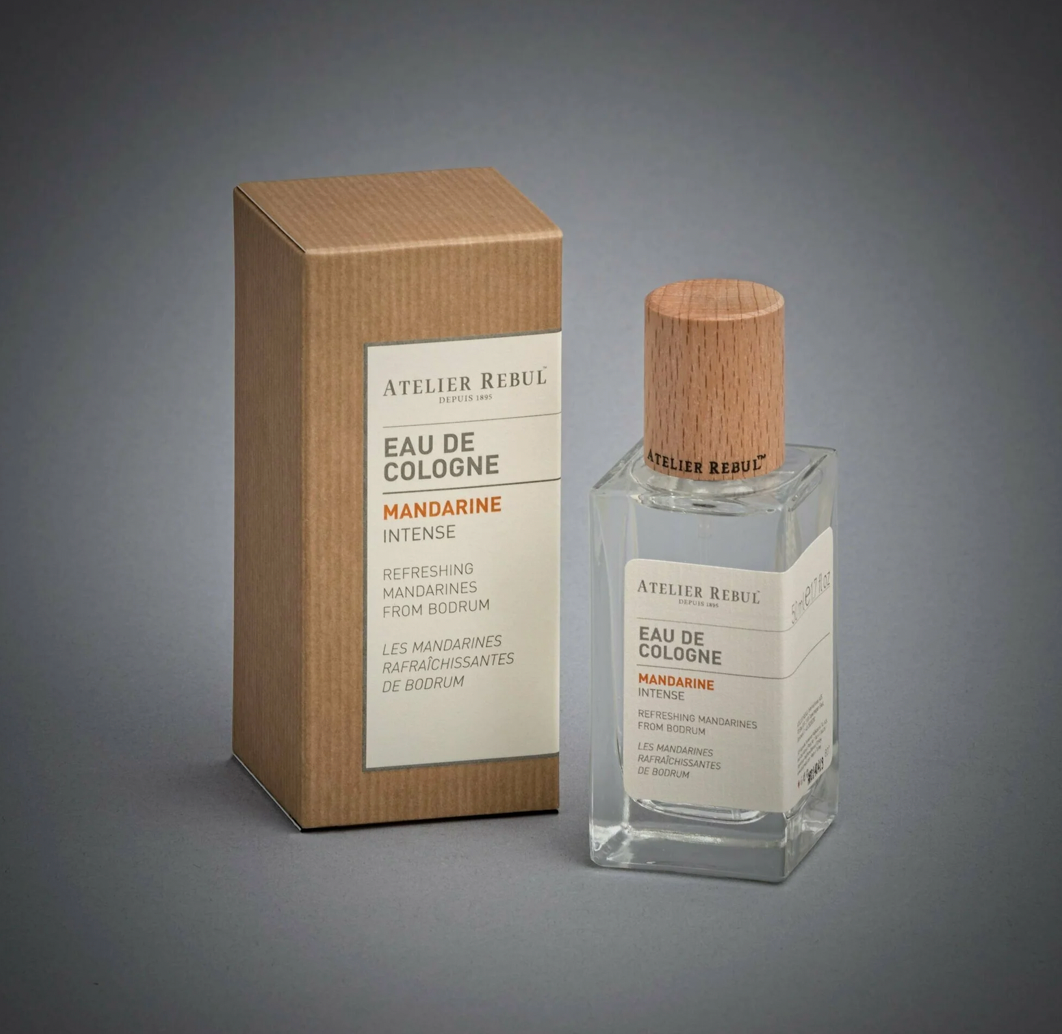 ATELIER REBUL EAU DE COLOGNE - MANDARINE 50 ML - 80° – Mergenbox